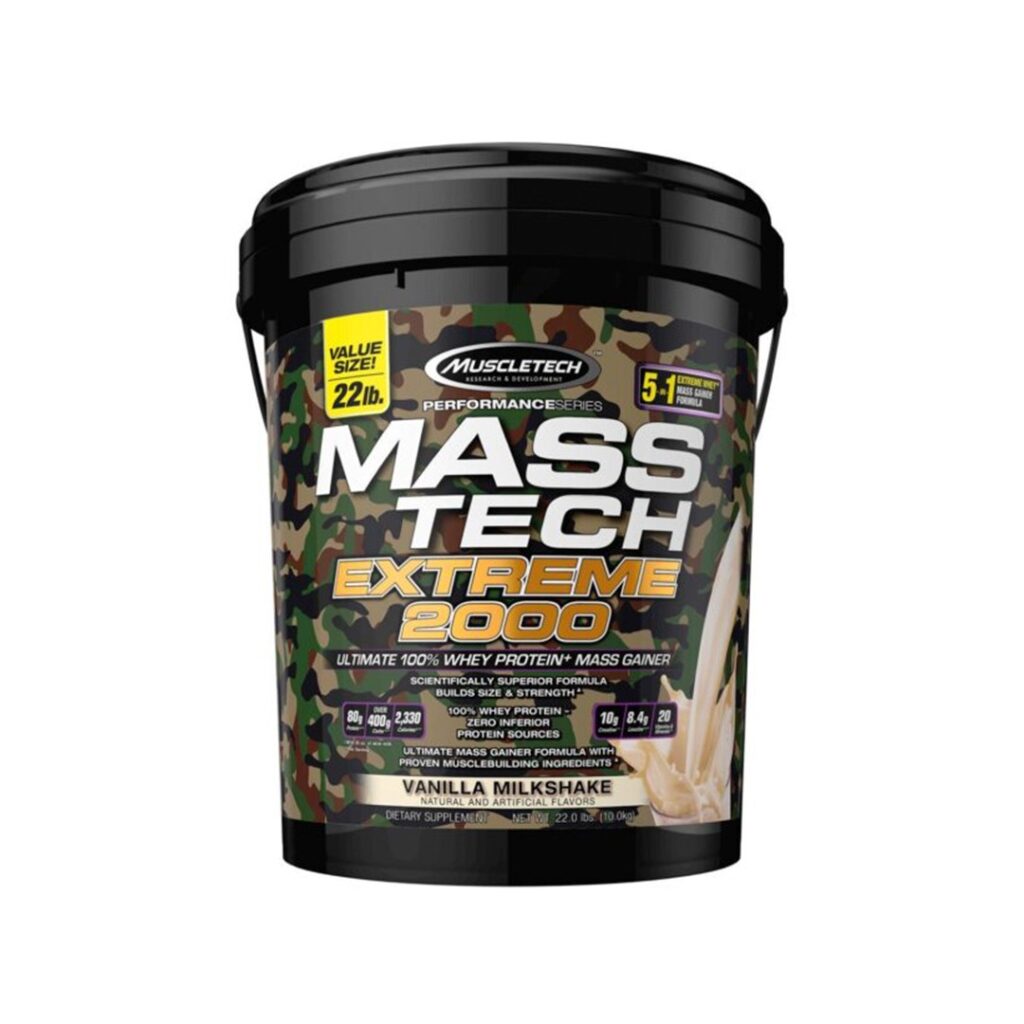 MuscleTech Mass-Tech Extreme 2000, 10kg, 18 Servings, Chocolate - Beast ...