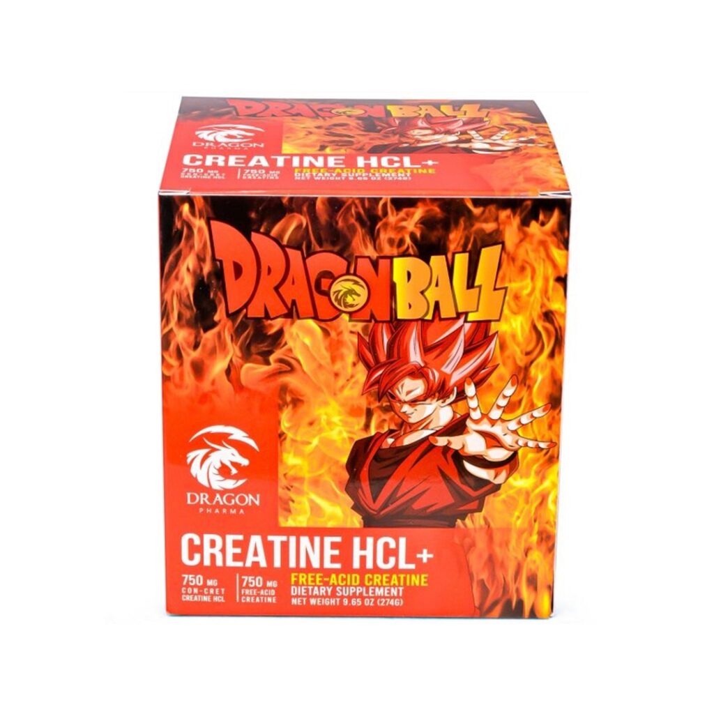 Dragon Ball Creatine HCL+ 274g, 120 Servings, Candy Cotton | Beast Muscle