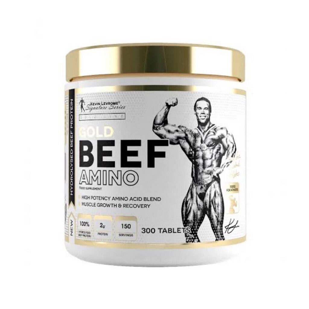 Kevin Levrone Gold Beef Amino 300 Tablets , 150 Servings | Beast Muscle